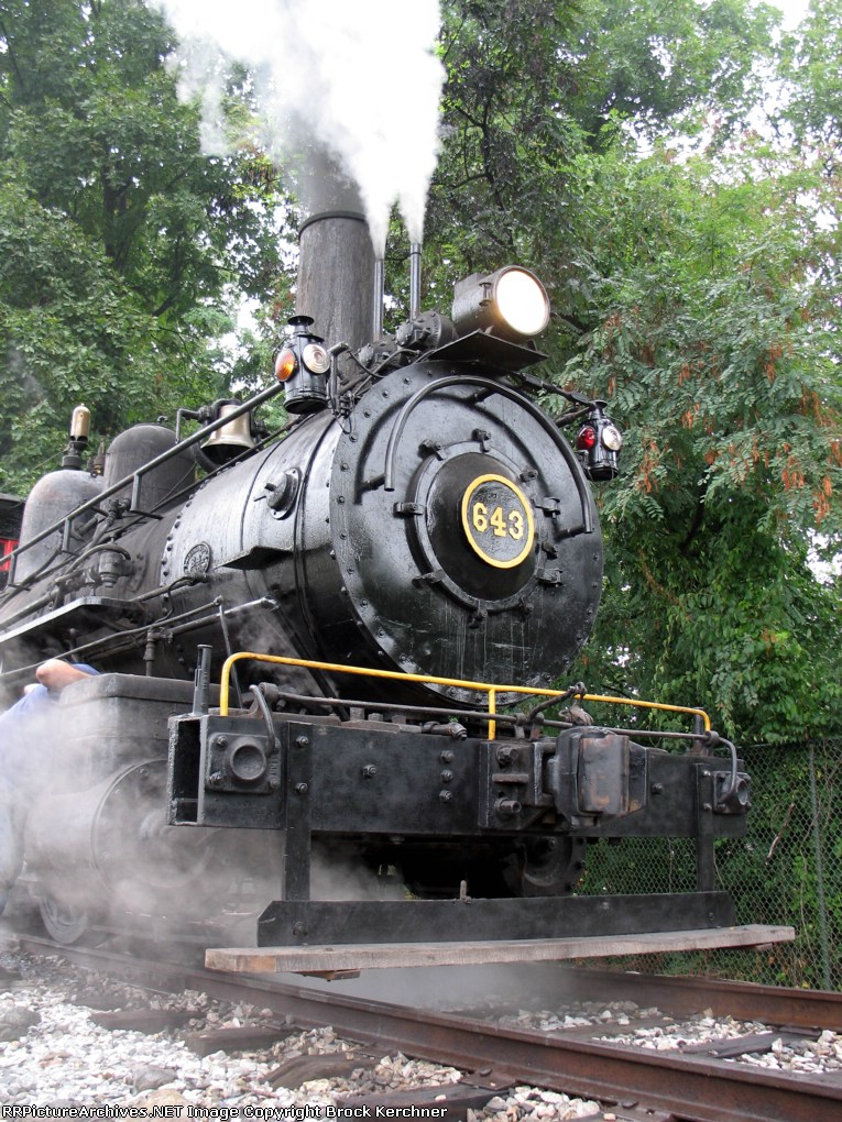 PRR 643, The only steaming PRR engine in the world!